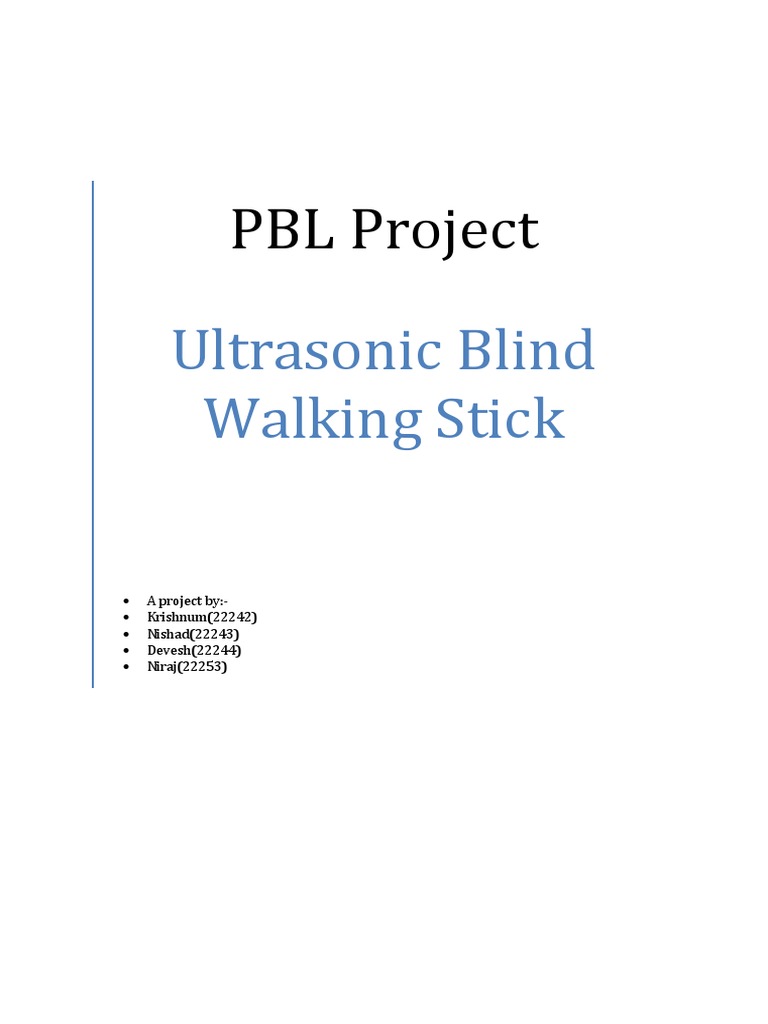 PBL Project | PDF | Visual Impairment | Ultrasound