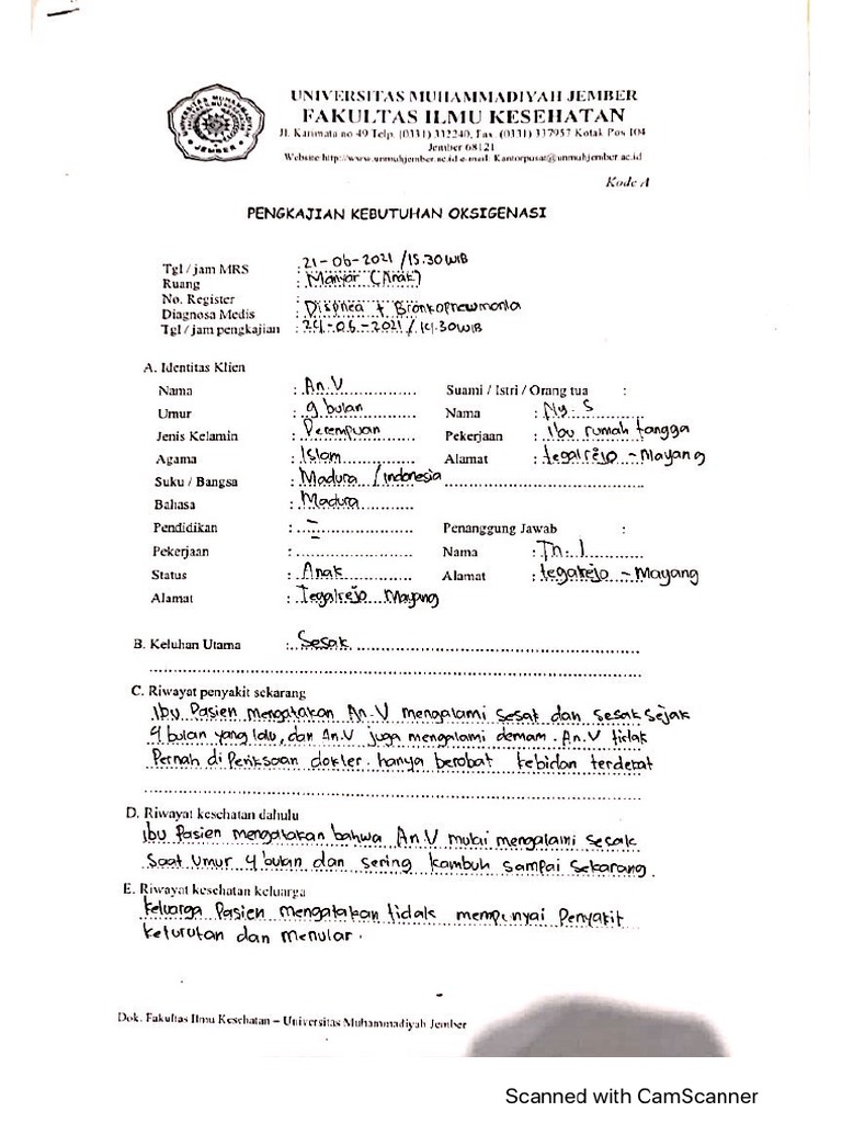 Askep Oksigenasi KDP 2 | PDF