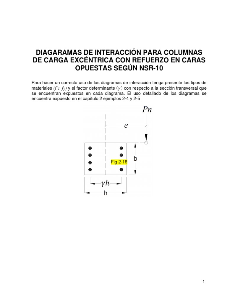 Tablas Columnas Excéntricas.1 | PDF | Ingeniería estructural