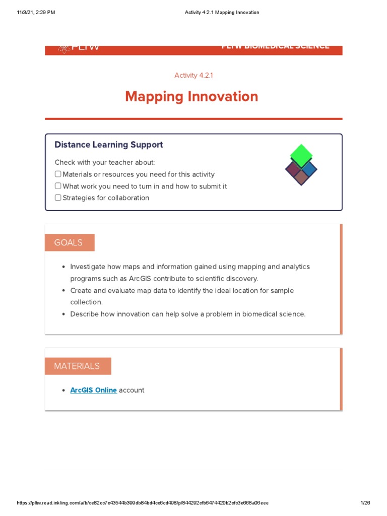 Mapping Innovation: Distance Learning Support | PDF | Geographic ...