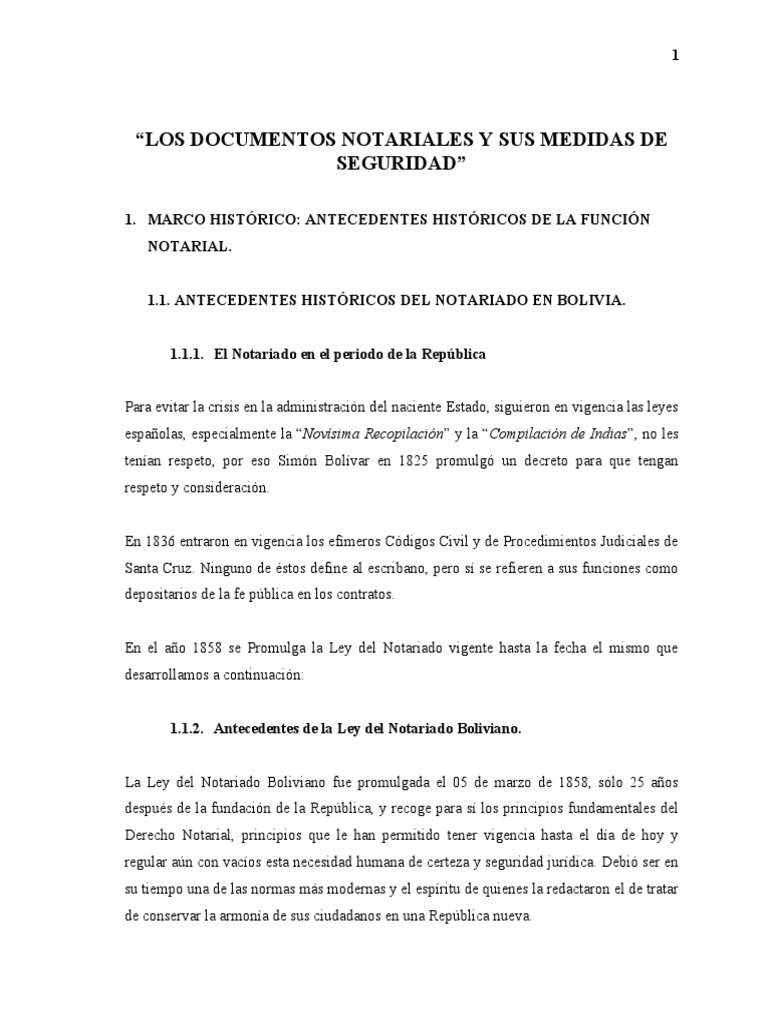 sEGURIDAD DE LOS DOCUMENTOS NOTARIALES | PDF | Estado (política) | Justicia