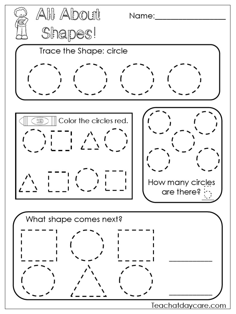 All About Shapes Worksheets | PDF | Shape | Mathematical Objects