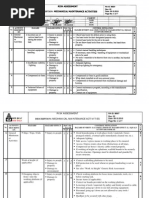 Risk Assesment For Formwork Activity | PDF | Risk | Hazards