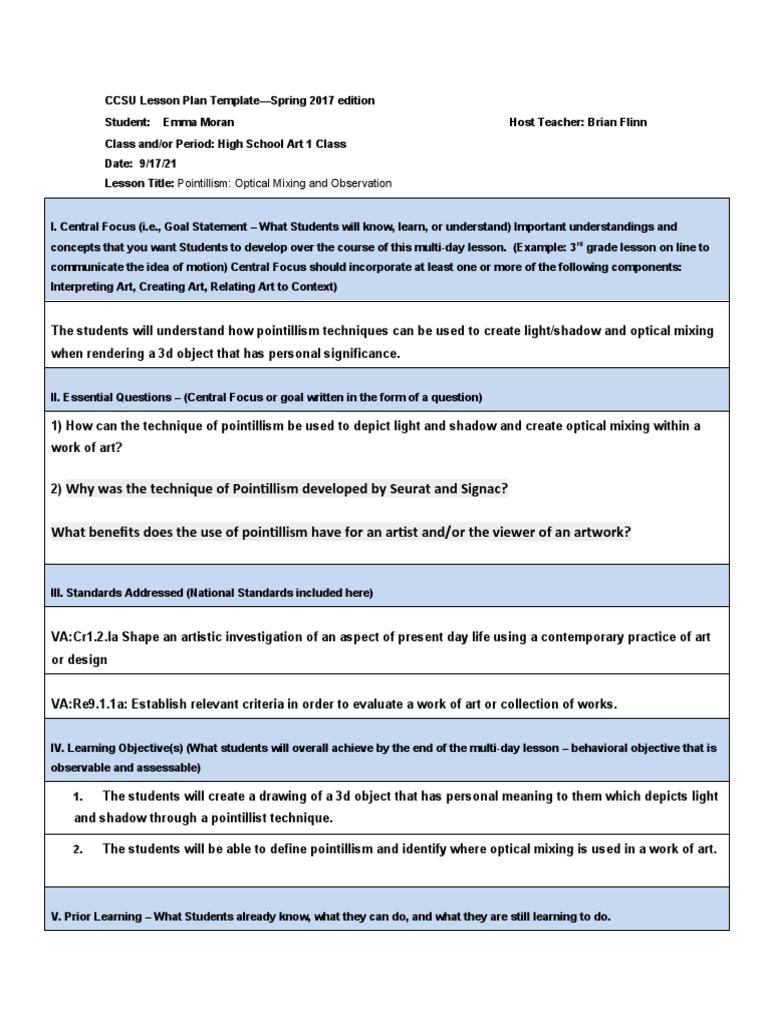 Pointillism Lesson 400 | PDF | Drawing | Cognition
