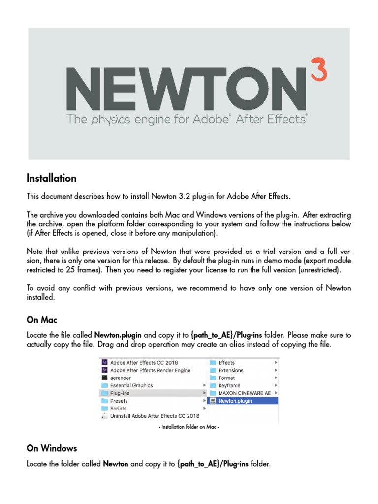 Newton 3.2 Installation | PDF | Computers
