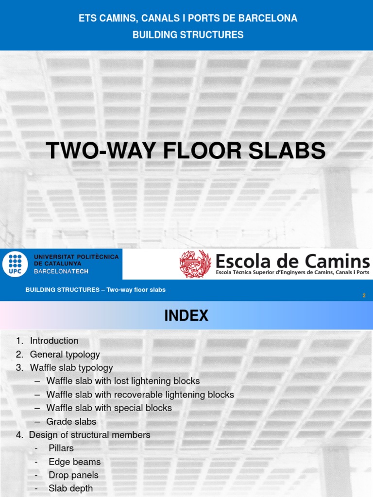 4 Two-Way Floor Slabs 2020 | PDF | Bending | Beam (Structure)