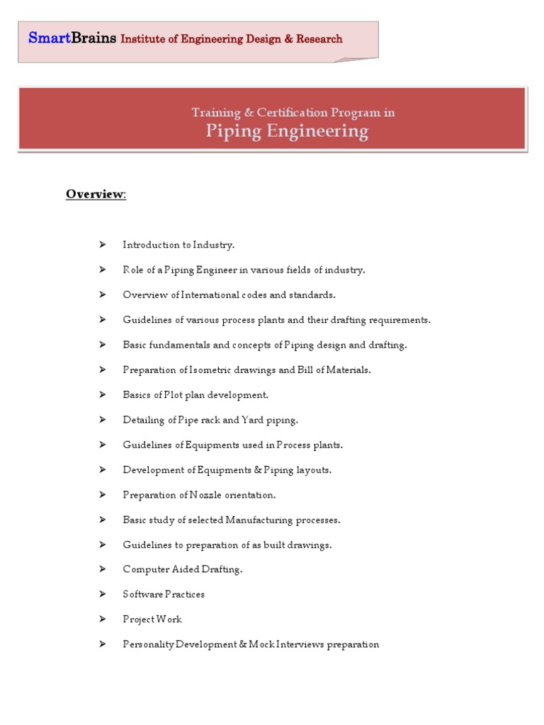 Piping Engineering.n | PDF | Pipe (Fluid Conveyance) | Plumbing