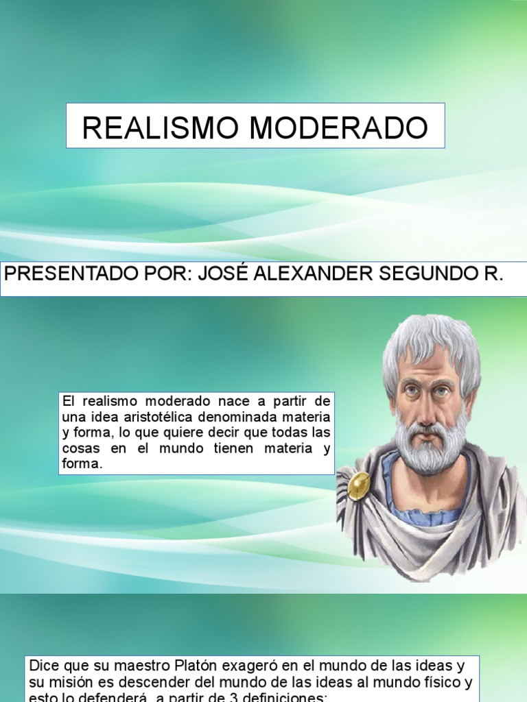 Realismo Moderado | PDF