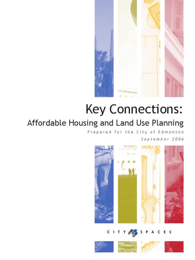 Key Connections Affordable Housing and Land Use Planning COE | PDF ...