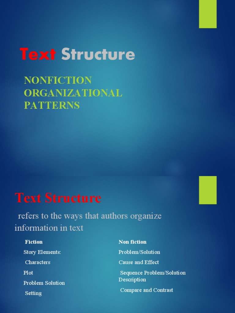 Structure: Nonfiction Organizational Patterns | PDF | Clown