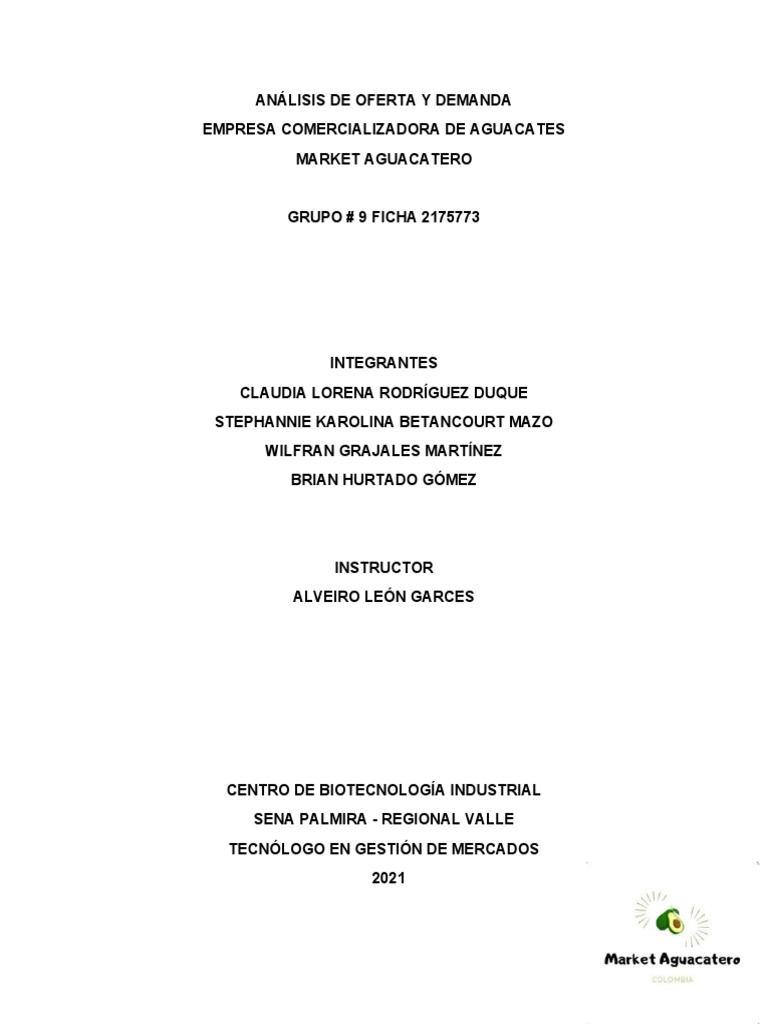 ANÁLISIS DE OFERTA Y DEMANDA Proy.4 | PDF | Oferta (economía) | Oferta y demanda