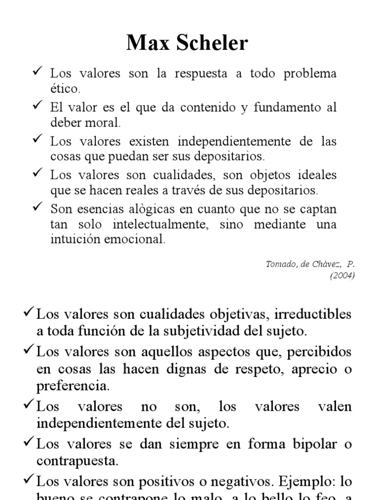 Max Scheler | PDF | Axiología | Derechos humanos