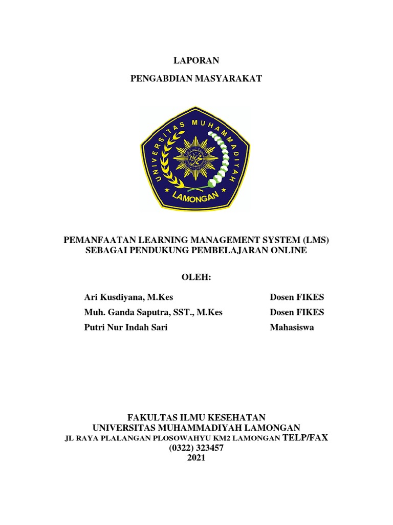 Pemanfaatan Learning Management System (LMS) Sebagai Pendukung Pembelajaran Online | PDF