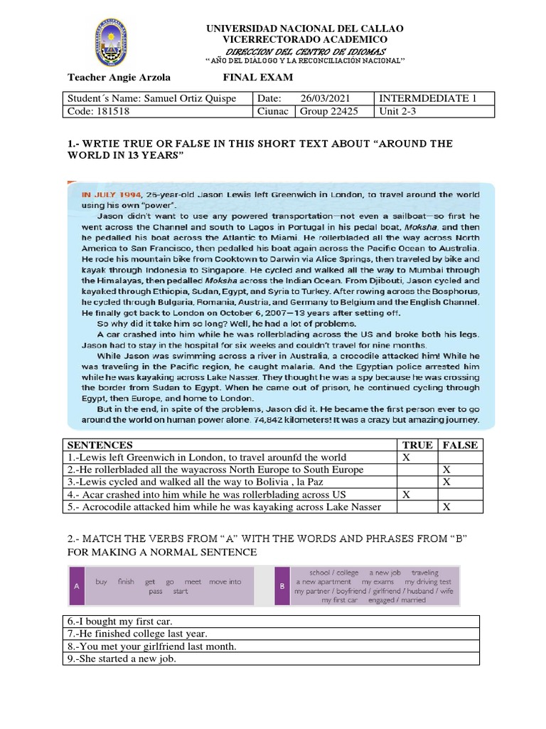 Final Exam: English Language Skills | PDF | Linguistics | Syntax