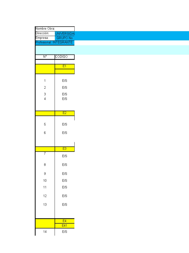 Partidas y Computos Metricos - Grupo 5 | PDF | Materiales | edificio