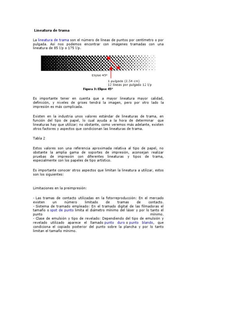 Lineatura de Trama | PDF