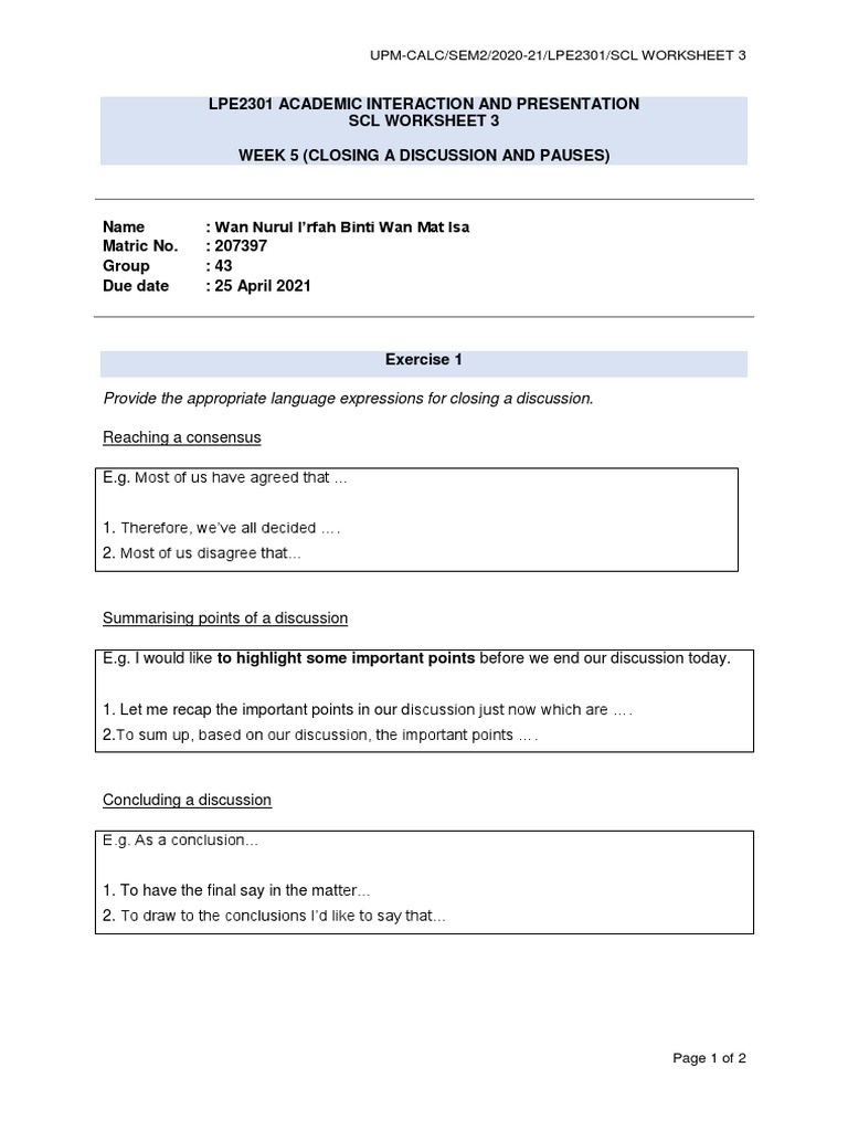 Discussion Closing Techniques Guide | PDF