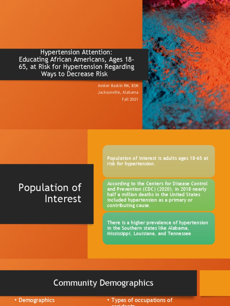 MSN Project Template Su21 | PDF | Hypertension | Preventive Healthcare