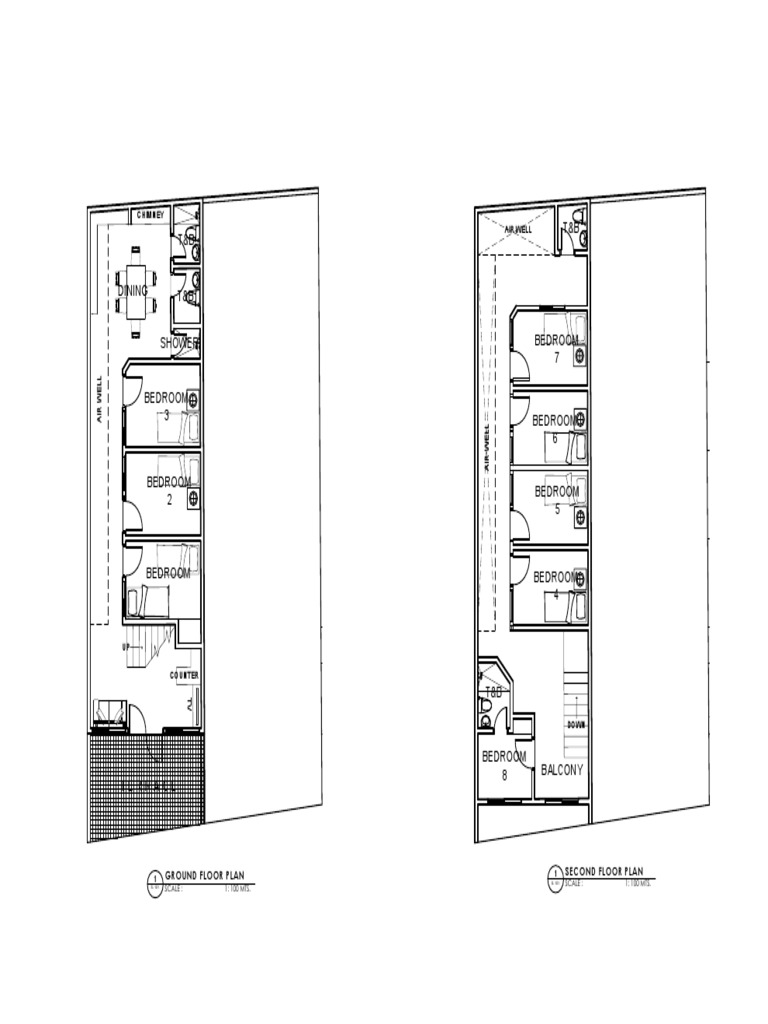 2 Storey Boarding House Floor Plan | PDF