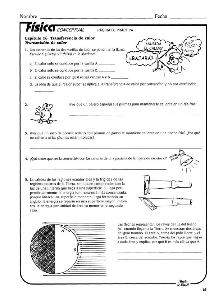 Actividad de Transferencia de Calor | PDF | Tierra | Fenómenos científicos