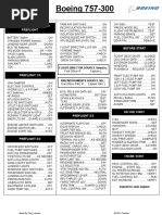 B787 Checklist v1.0 | PDF | Takeoff | Aerospace Engineering