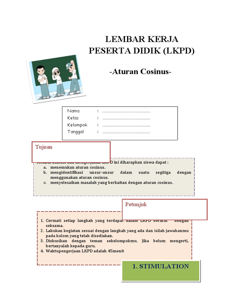 LKPD Aturan Sinus | PDF