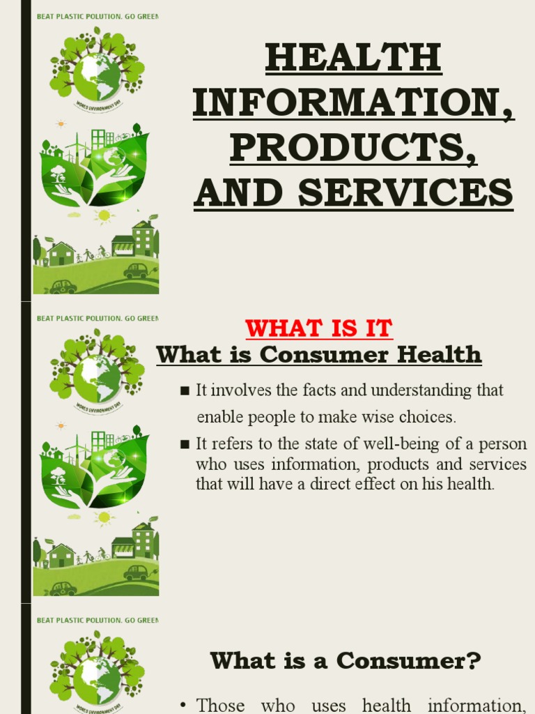 Understanding Health Products and Services | PDF | Health Care ...