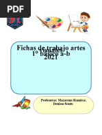 Fichas Artes 3° Básico | PDF | Pinturas | Dibujo