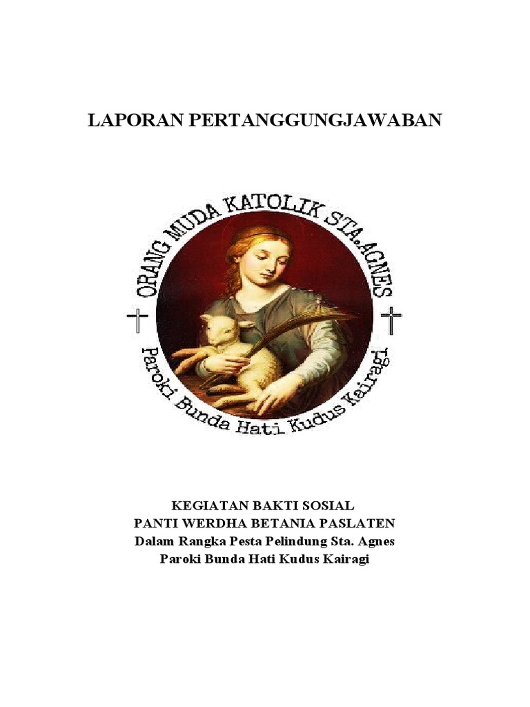 Laporan Pertanggungjawaban Baksos Panti Werdha Betania | PDF