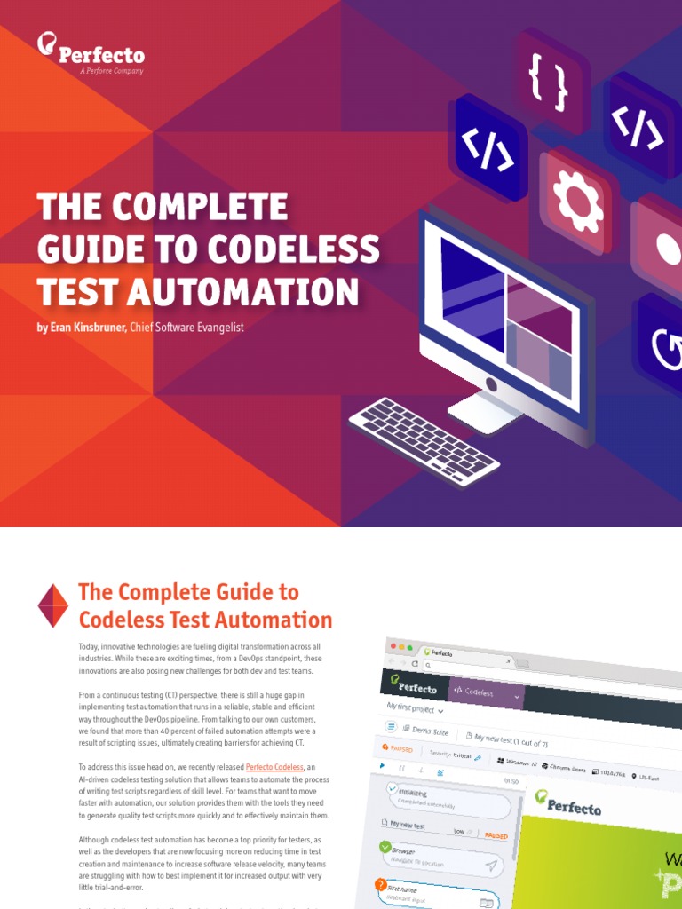 By Eran Kinsbruner, Chief Software Evangelist | PDF | Cloud Computing | Automation
