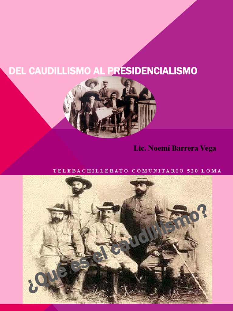 Caudillismo y Presidencialismo en México | PDF | Gran depresion | México