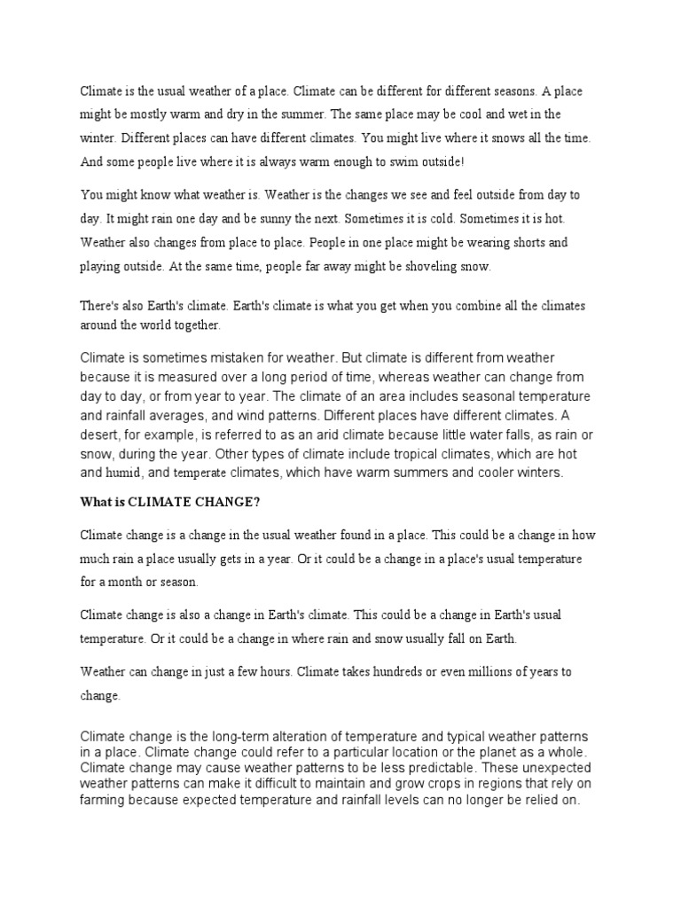 Educ 207 | PDF | Climate Change | Climate