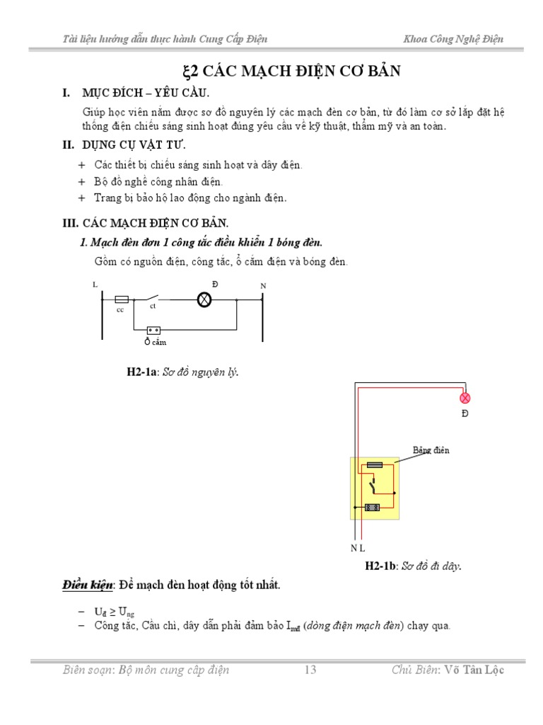 3 - Bai 2 Cac Mach Dien Co Ban | PDF