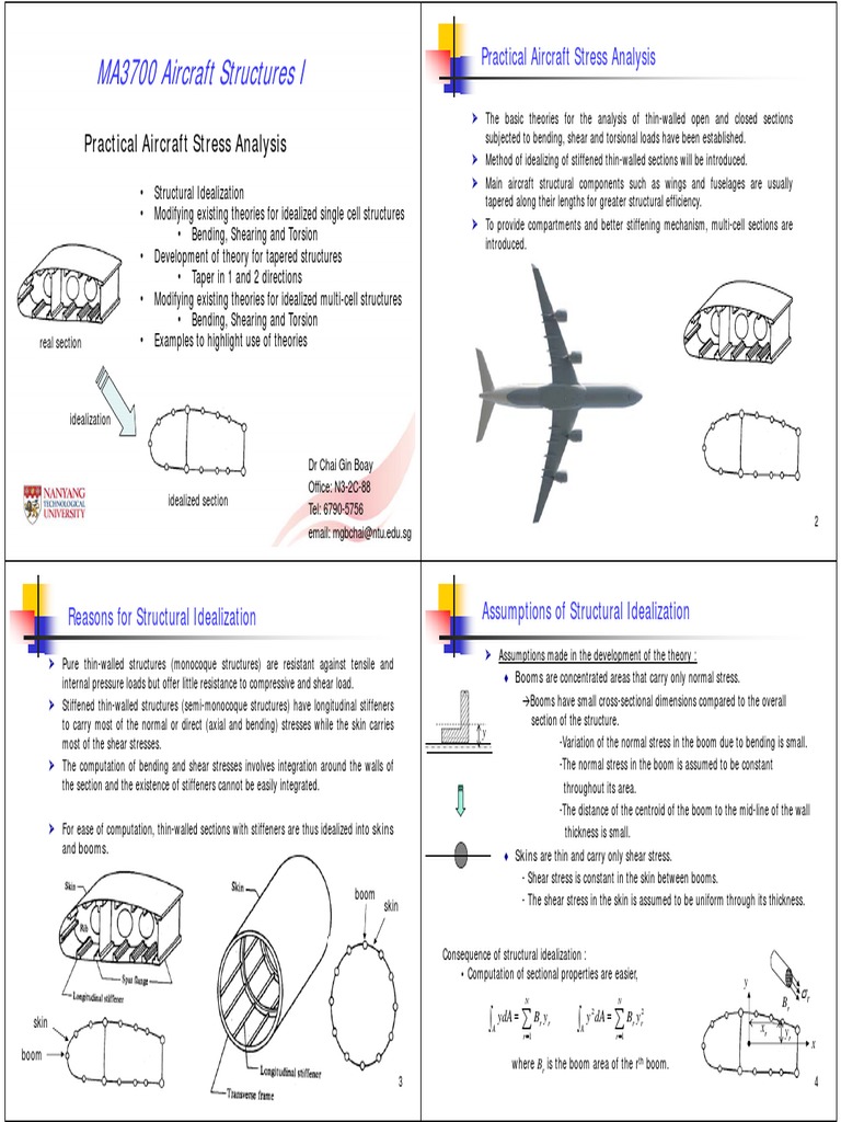 5 Practical Aircraft Stress Analysis | PDF | Bending | Stress (Mechanics)