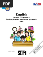 English 1 - Q4 - Mod3 - Sorting and Classifying Familiar Wo | PDF | Fruit | Learning