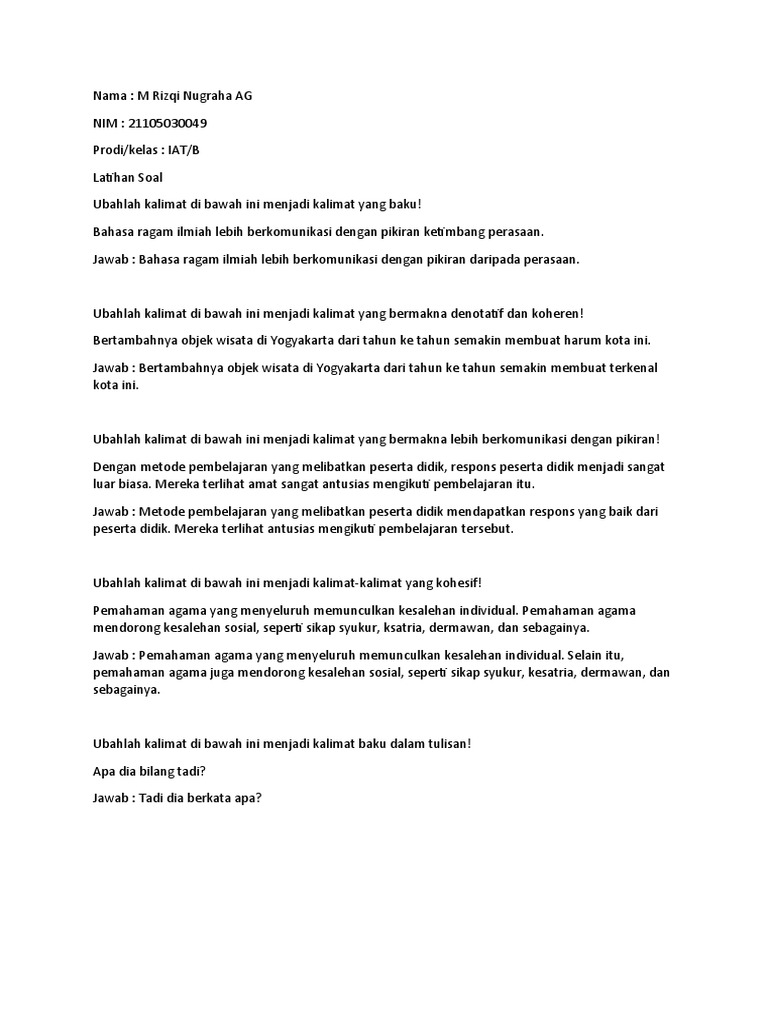 B. Indo Iat Rizqi AG | PDF | Karier & Perkembangan | Pengembangan Diri