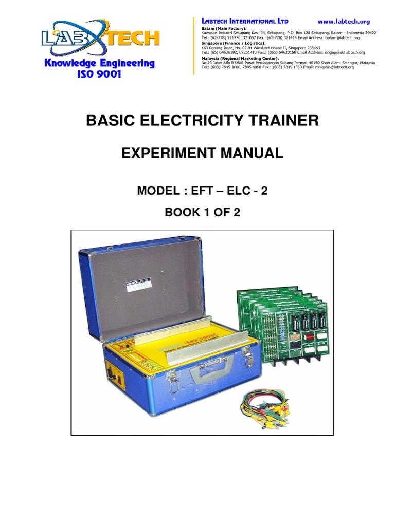 1a Eft Elc 2 Basic Electricity Exp Man Pt Len Ind P4075 Pdf Direct