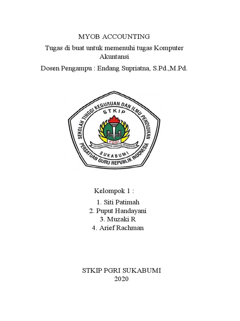 MYOB ACCOUNTING Kelompok 1 | PDF