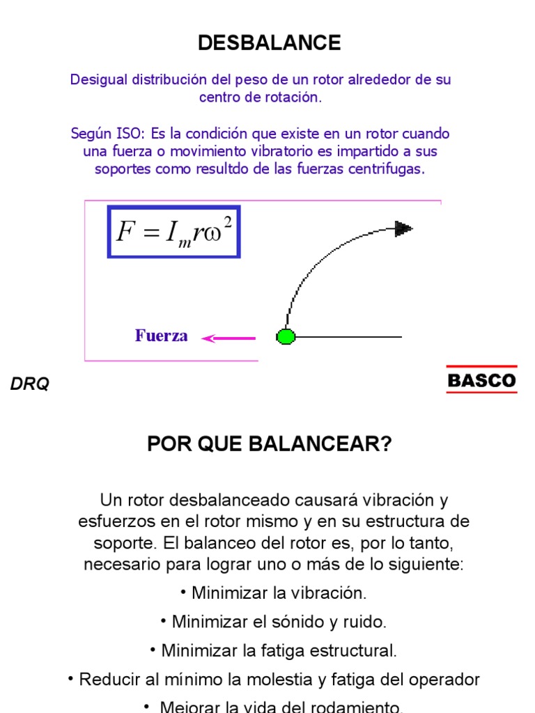Desbalanceo de Rotores1 | PDF | Eje | Rotación