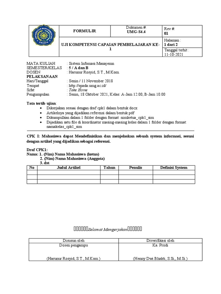 CPK-1 - Sim 2021 | PDF