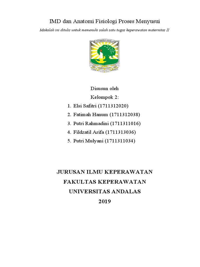 IMD Dan Anatomi Fisiologi Proses Menyusui | PDF | Kesehatan Holistik