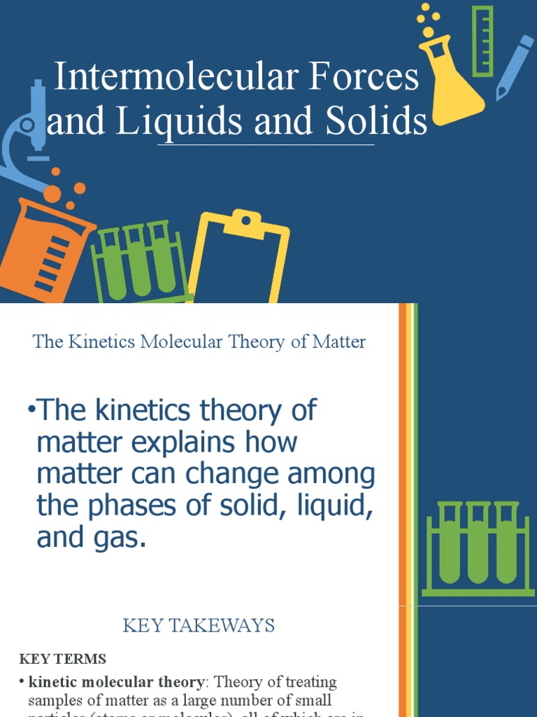 Week 1-Intermolecular Forces and Liquids and Solids | PDF ...