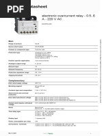 Schneider Electric - EOCR - 3DM2-WRDUWZ | PDF | Relay | Alternating Current