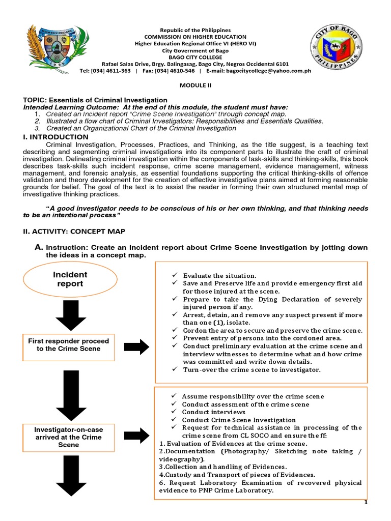 Module 2 | PDF | Crime Scene | Witness