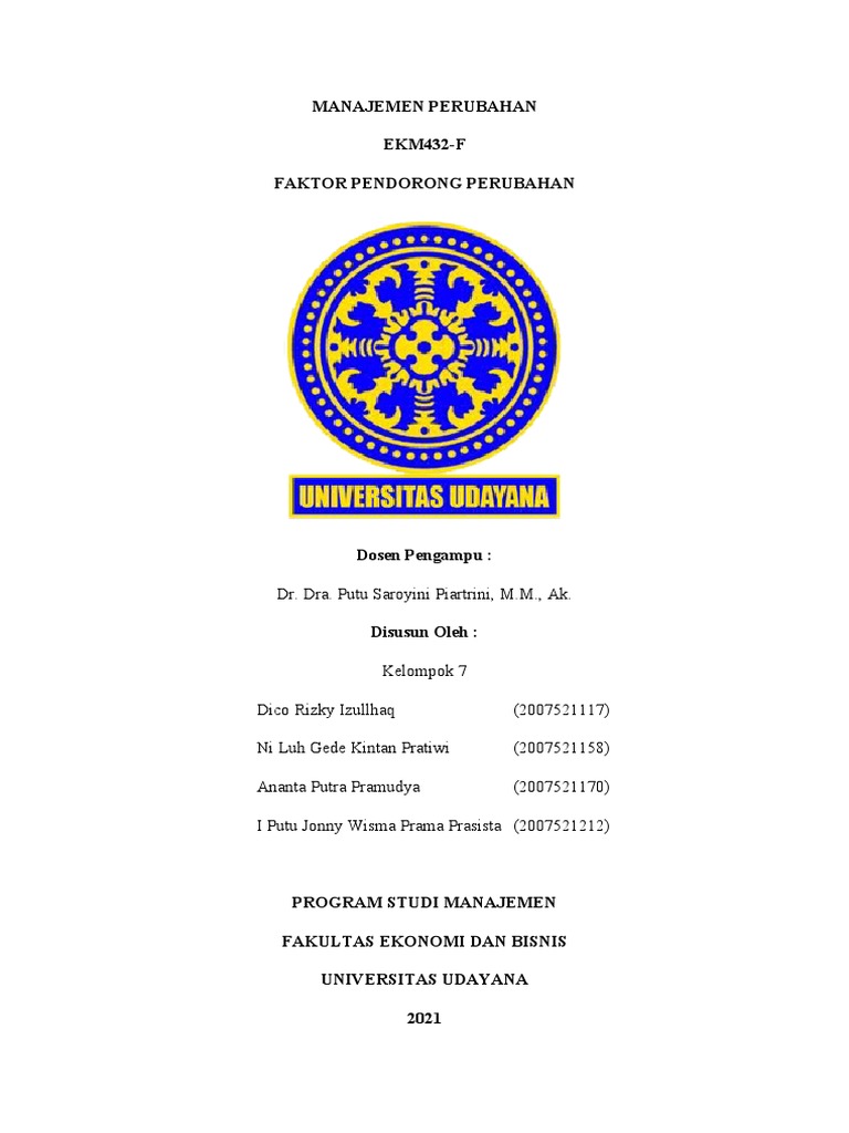 Model Perubahan Lewin dalam Manajemen | PDF