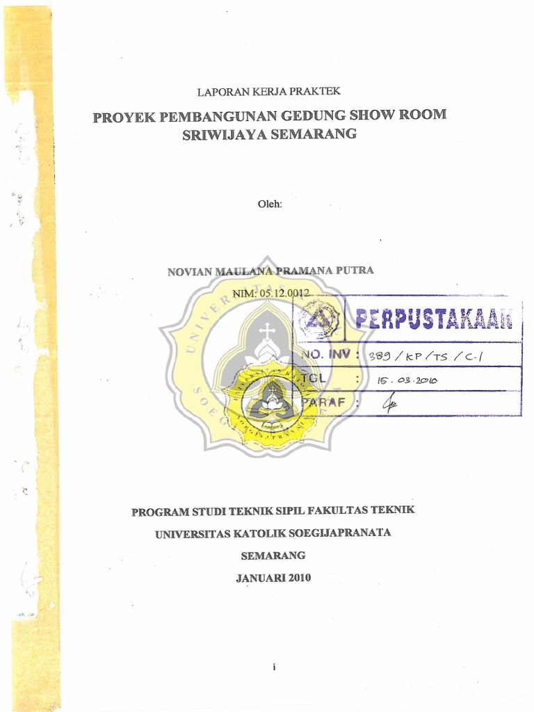 Novian Maulana Pramana Putra (Contoh Manpro) | PDF | Teknologi & Rekayasa