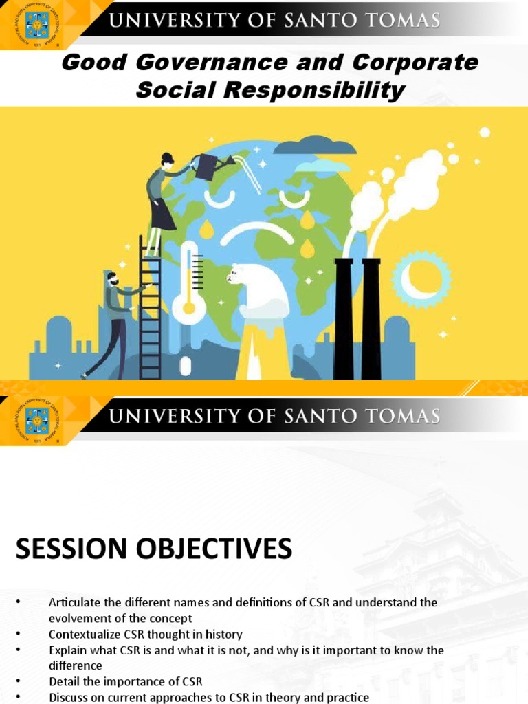 Good Governance and Corporate Social Responsibility | PDF | Corporate ...