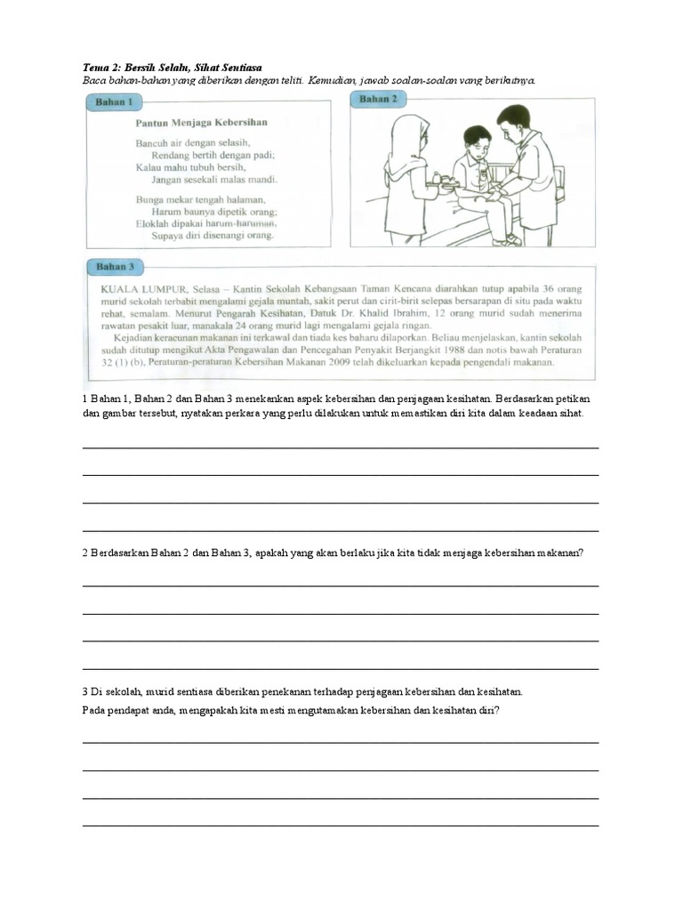 Tema 2 Latihan Petikan Teks | PDF