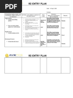 Re Entry Plan Form | PDF | Personal Protective Equipment | Occupational ...