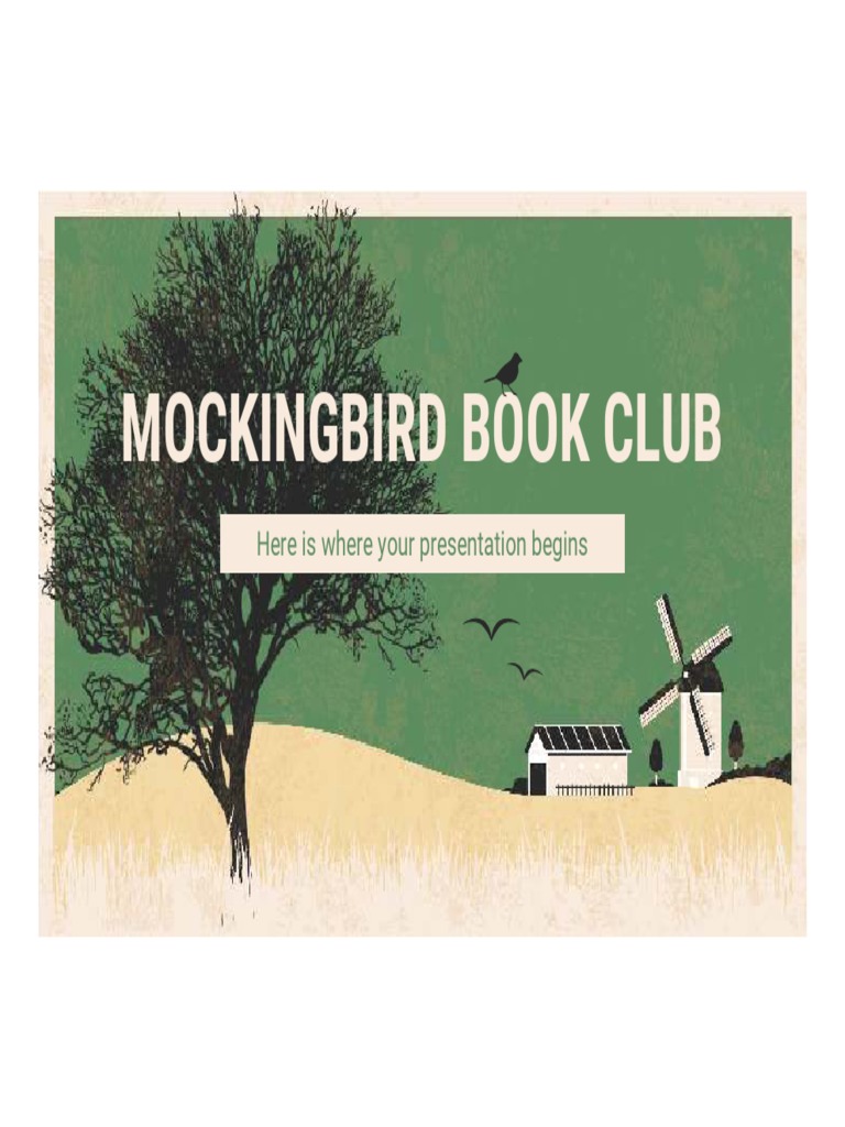 Mockingbird Book Club by Slidesgo | PDF | Planets | Jupiter